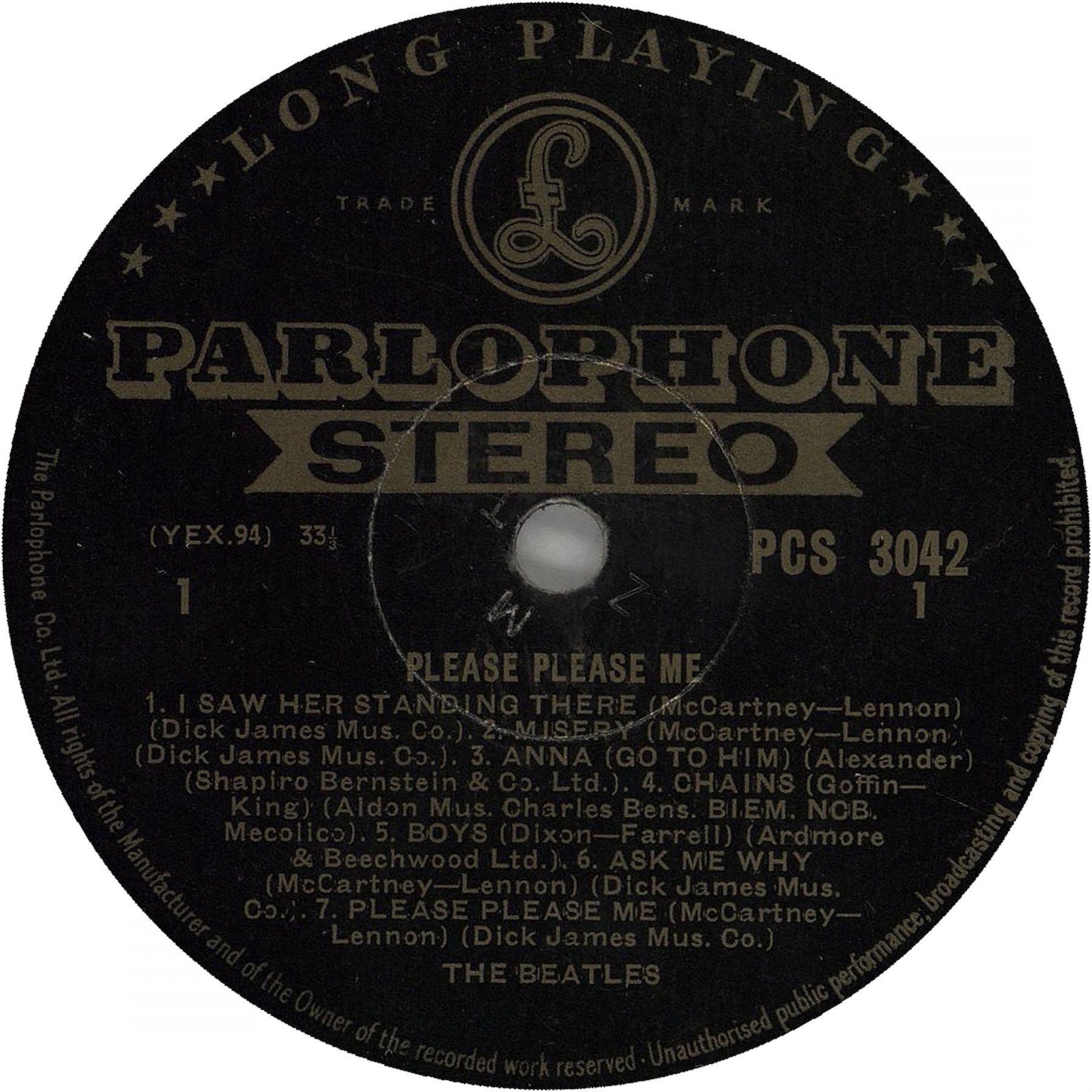 Investment Vinyl – In Today – Beatles Please Please Me Black & Gold ...