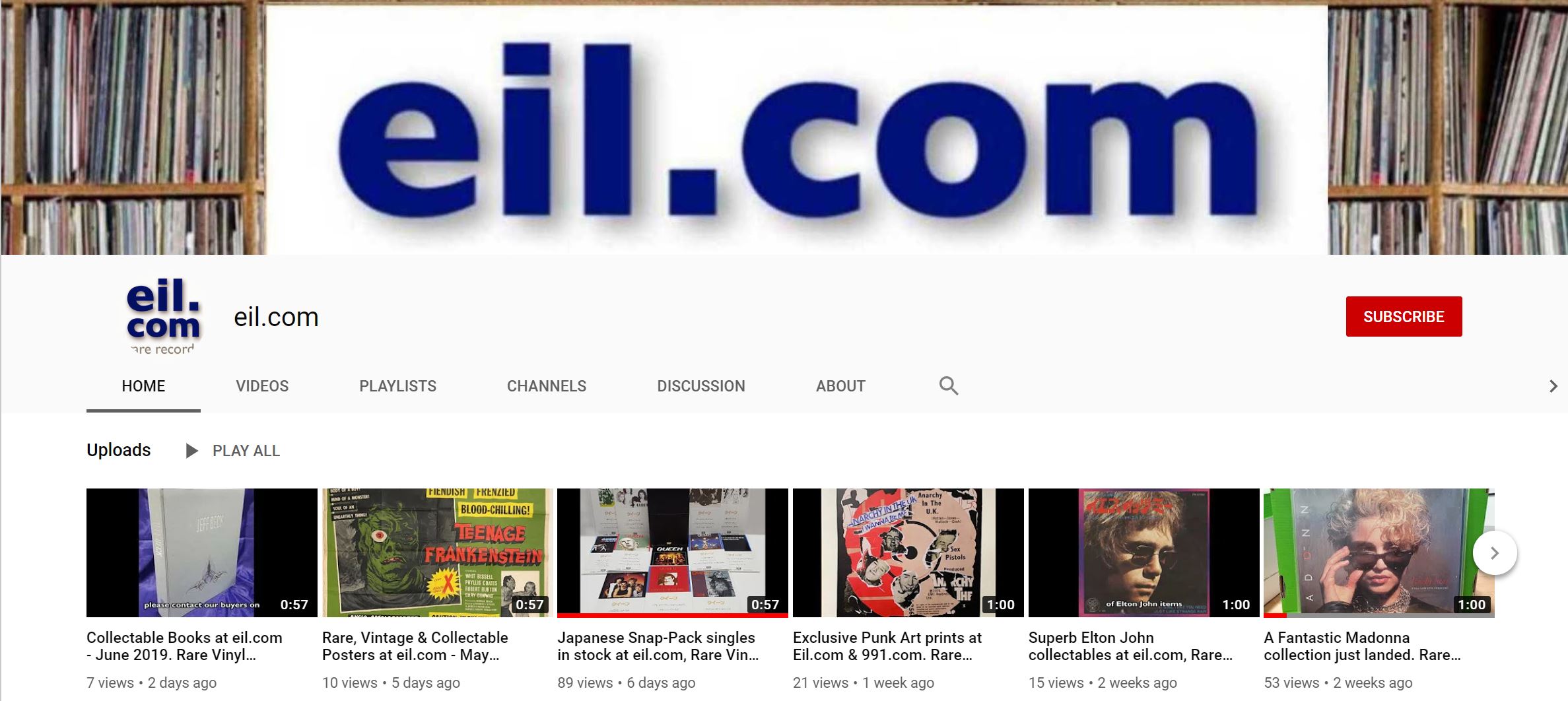 eil.com on YouTube – The Playlist: Behind The Scenes, View Vinyl ...